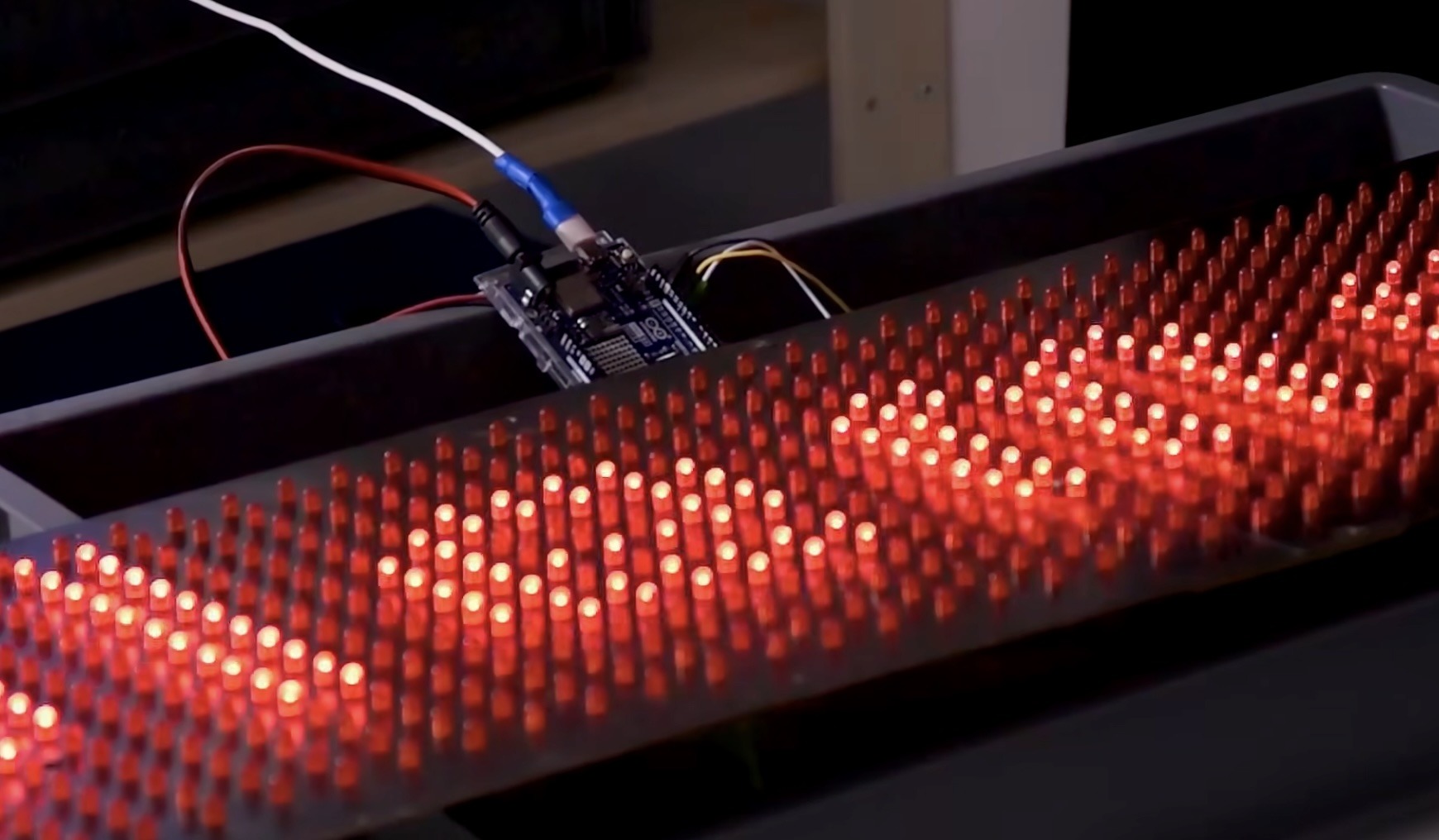 An Arduino gives this quirky old LED sign a new life as a smart display ...