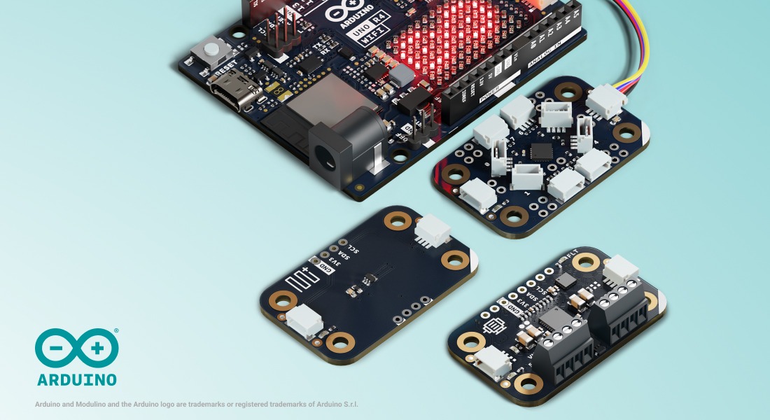 Three new Arduino® Modulino™ modules are here! Bigger ideas now come ...